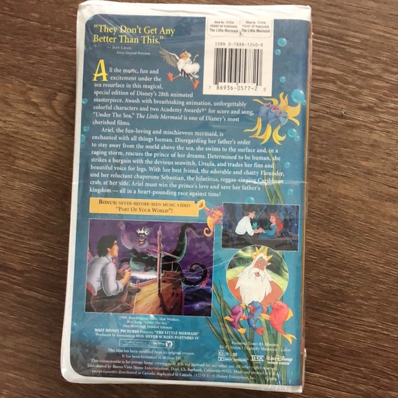 Disney | Media | Vhs The Little Mermaid And Pinocchio | Poshmark
